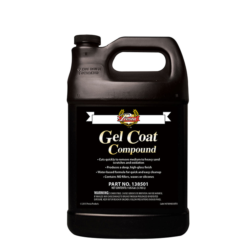 Presta Gel Coat Compound – Marine Detail Supply Charleston